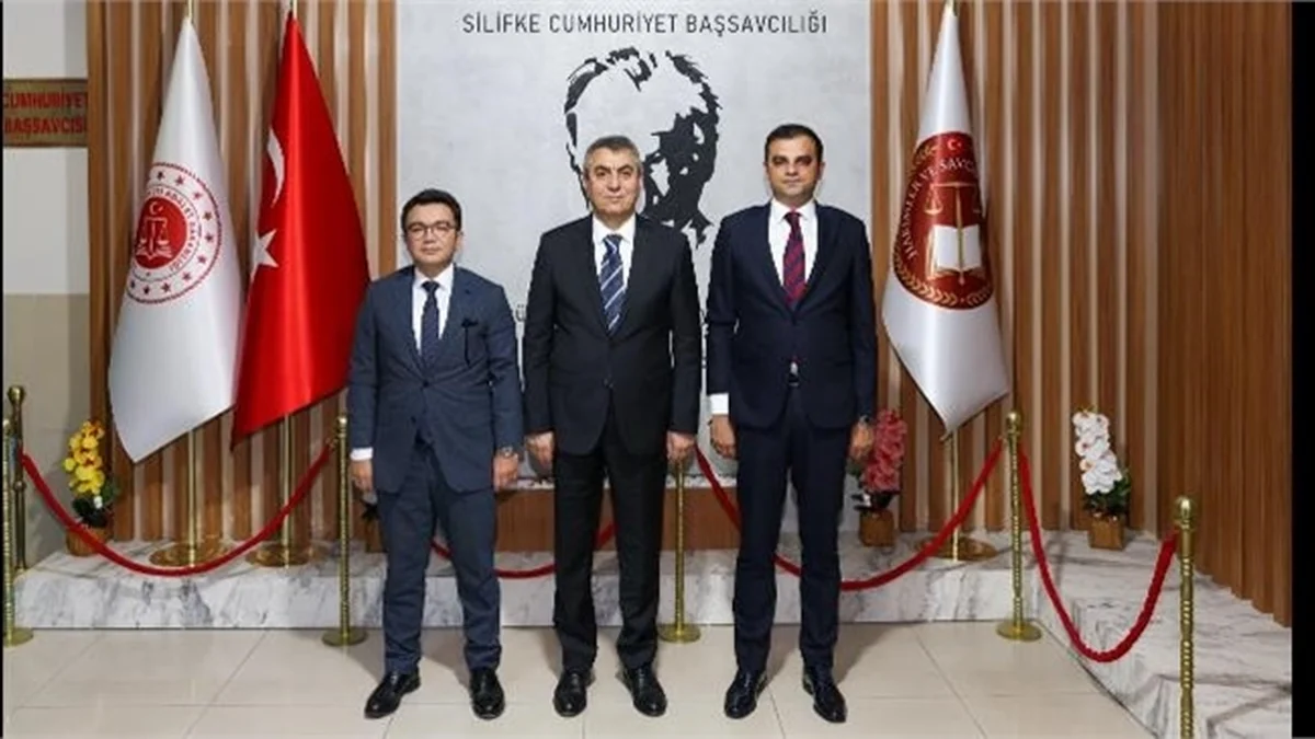 VALİ TOROS, BAŞSAVCI AKYILDIZ VE ADALET KOMİSYONU BAŞKANI AKKAYA İLE ...