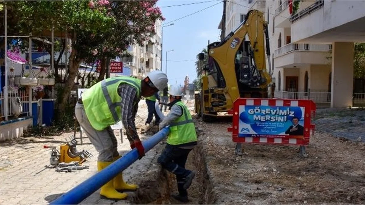 MESKİ, YAPRAKLIKOY MEVKİİNİN İÇME SUYU HATTINI YENİLEDİ | Mersin Haber ...