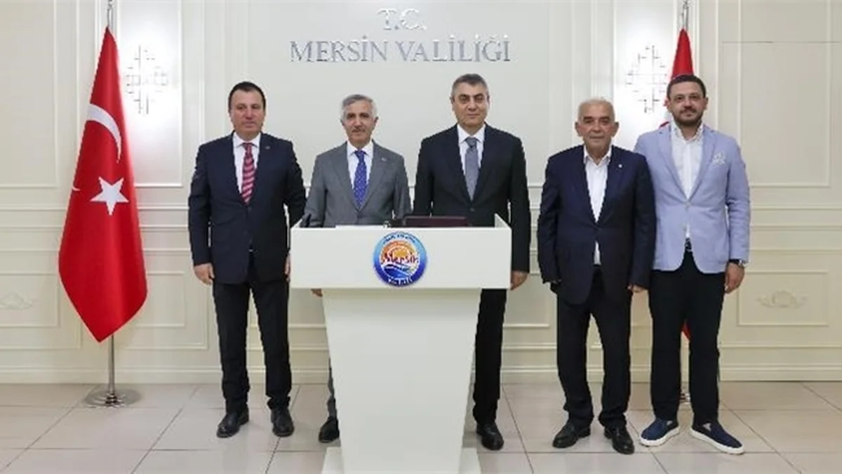VALİ TOROS’U, KAHRAMANMARAŞ VALİSİ ÜNLÜER VE BERABERİNDEKİ HEYET ...