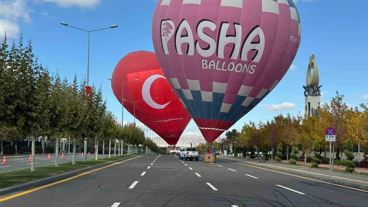 Kapadokya'da Üretilen Sıcak Hava Balonları Cumhurbaşkanlığı Külliyesi ...