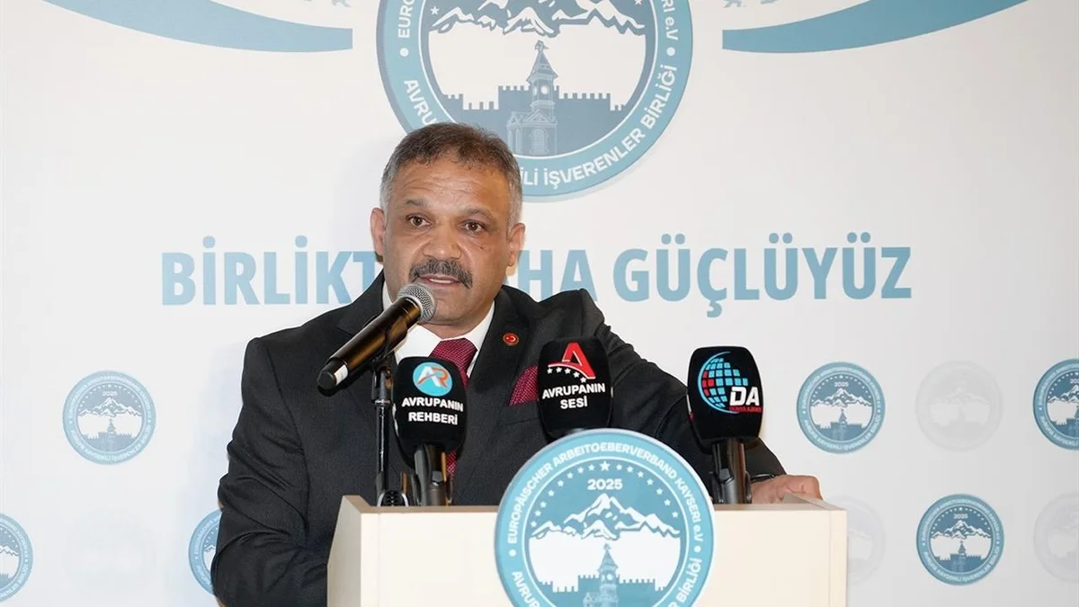 Kayseri'de AKİB Genel Kurulu'nda Ali Hızar, "AKİB Avrupa’nın en büyük STK’larındandır" dedi ...